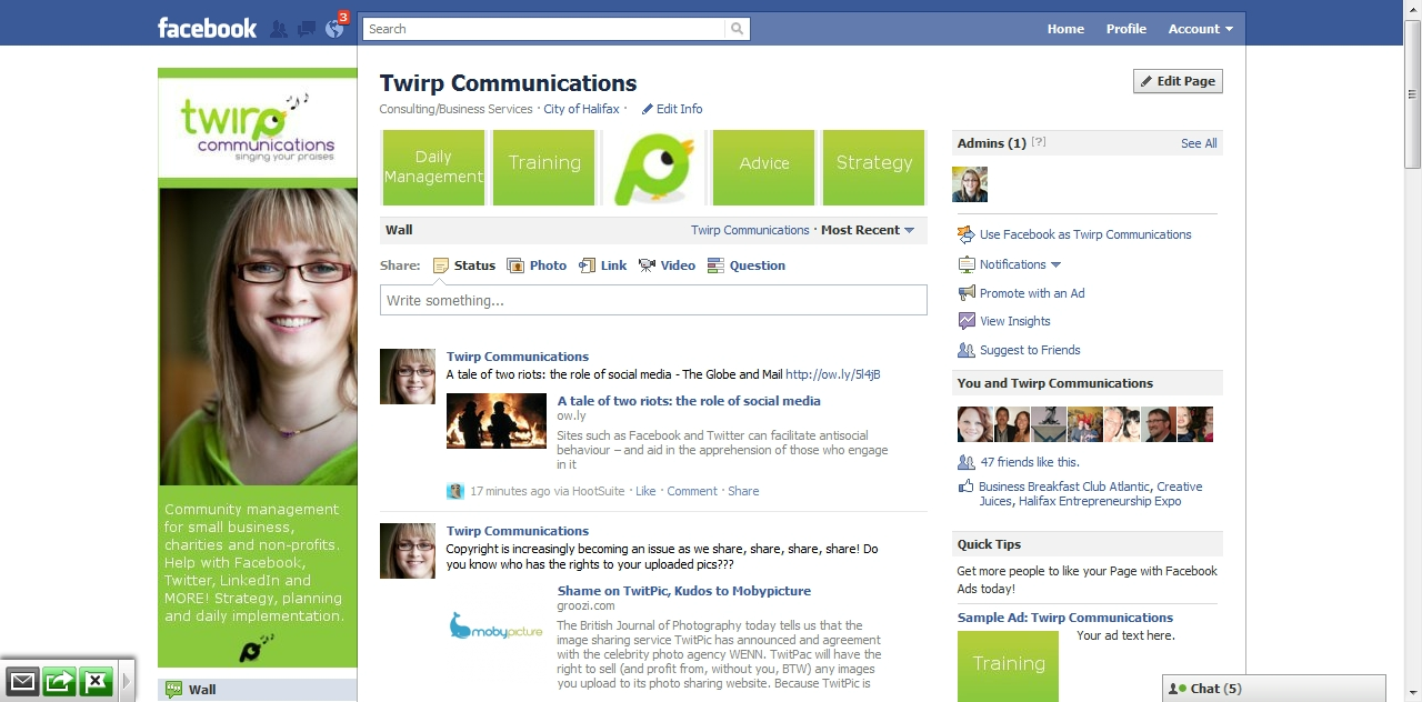Twirp Communications on Facebook